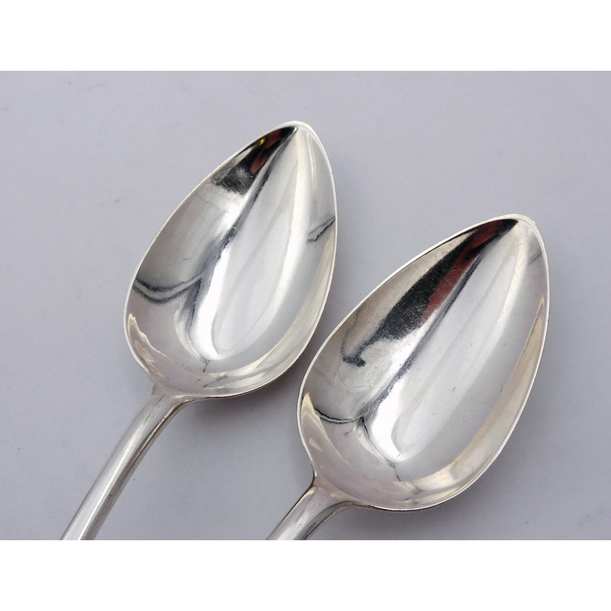 Pair of York Table Spoons, 1804 HP/&C » Antique Silver Spoons