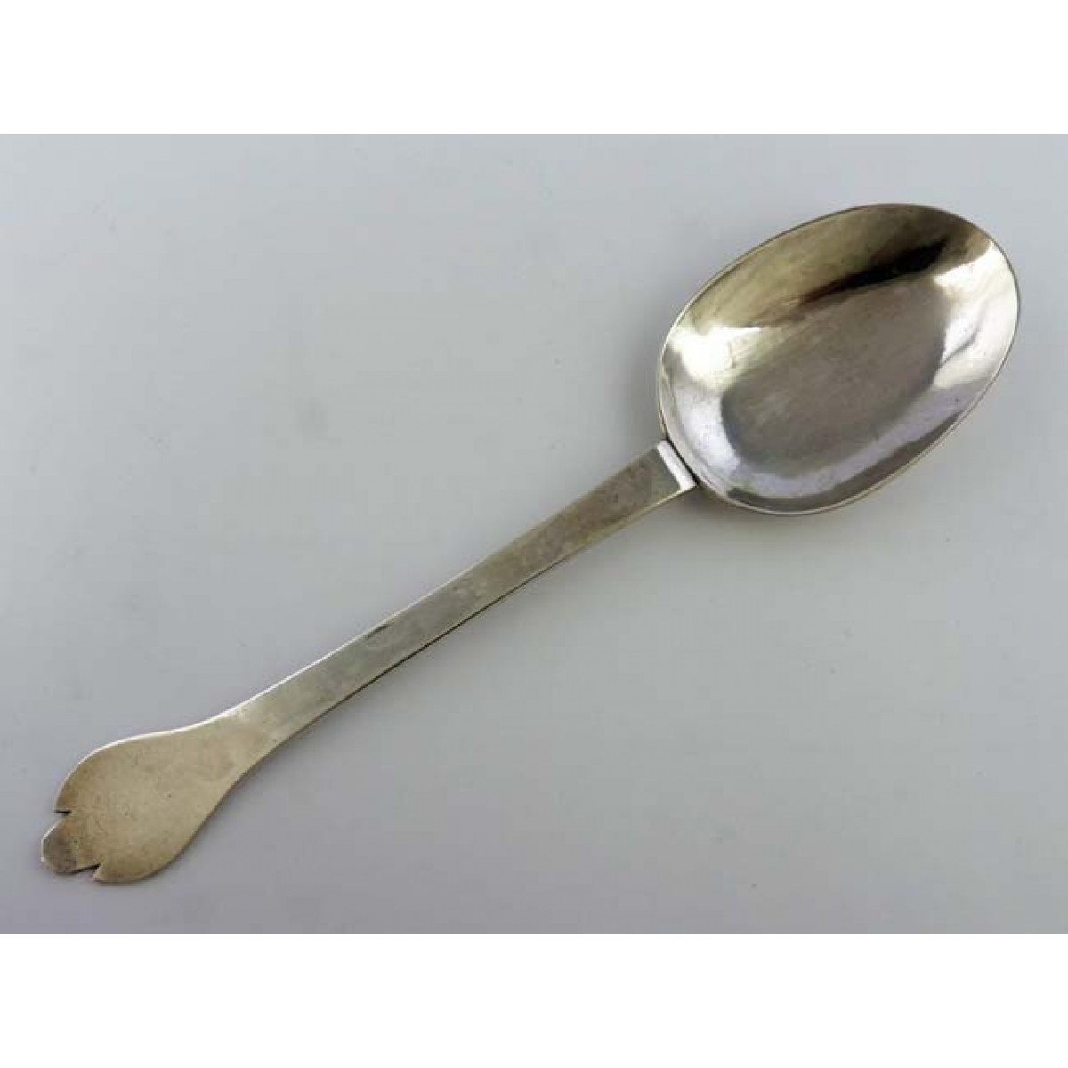 Decorated Rat-tail Trefid Spoon, 1683 » Antique Silver Spoons