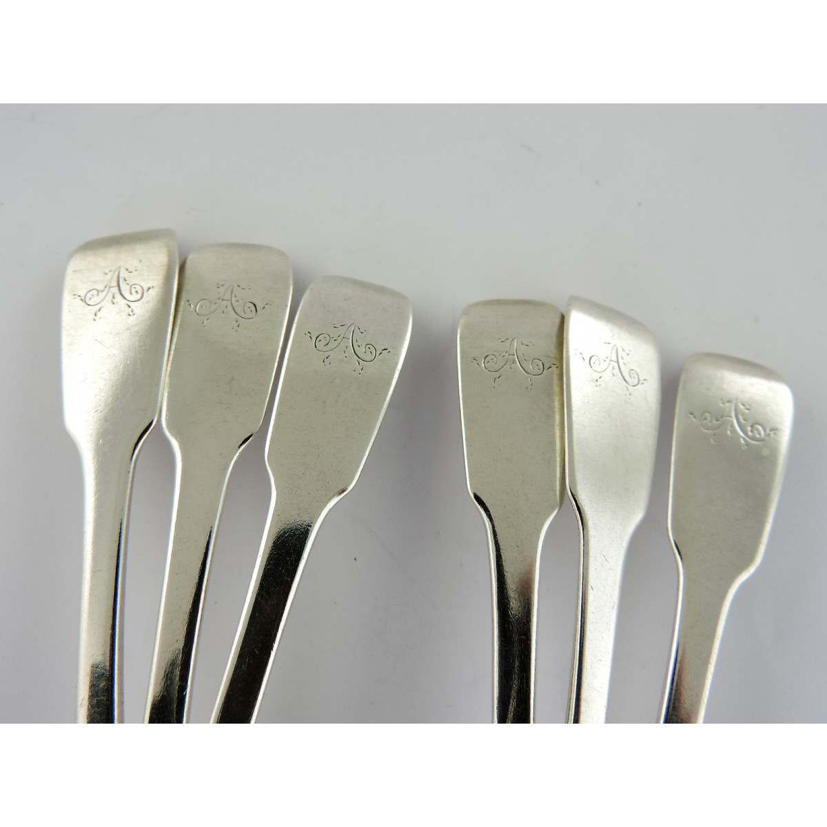 6 x York Teaspoons, 1836 » Antique Silver Spoons