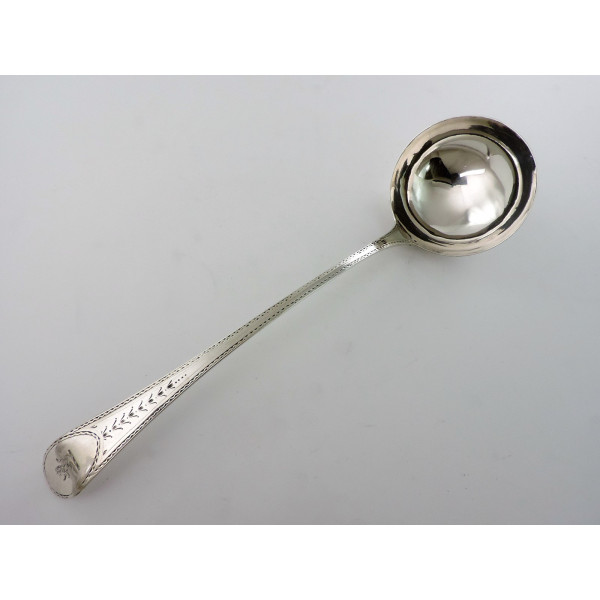 Hester Bateman Soup Ladle, 1786 » Antique Silver Spoons